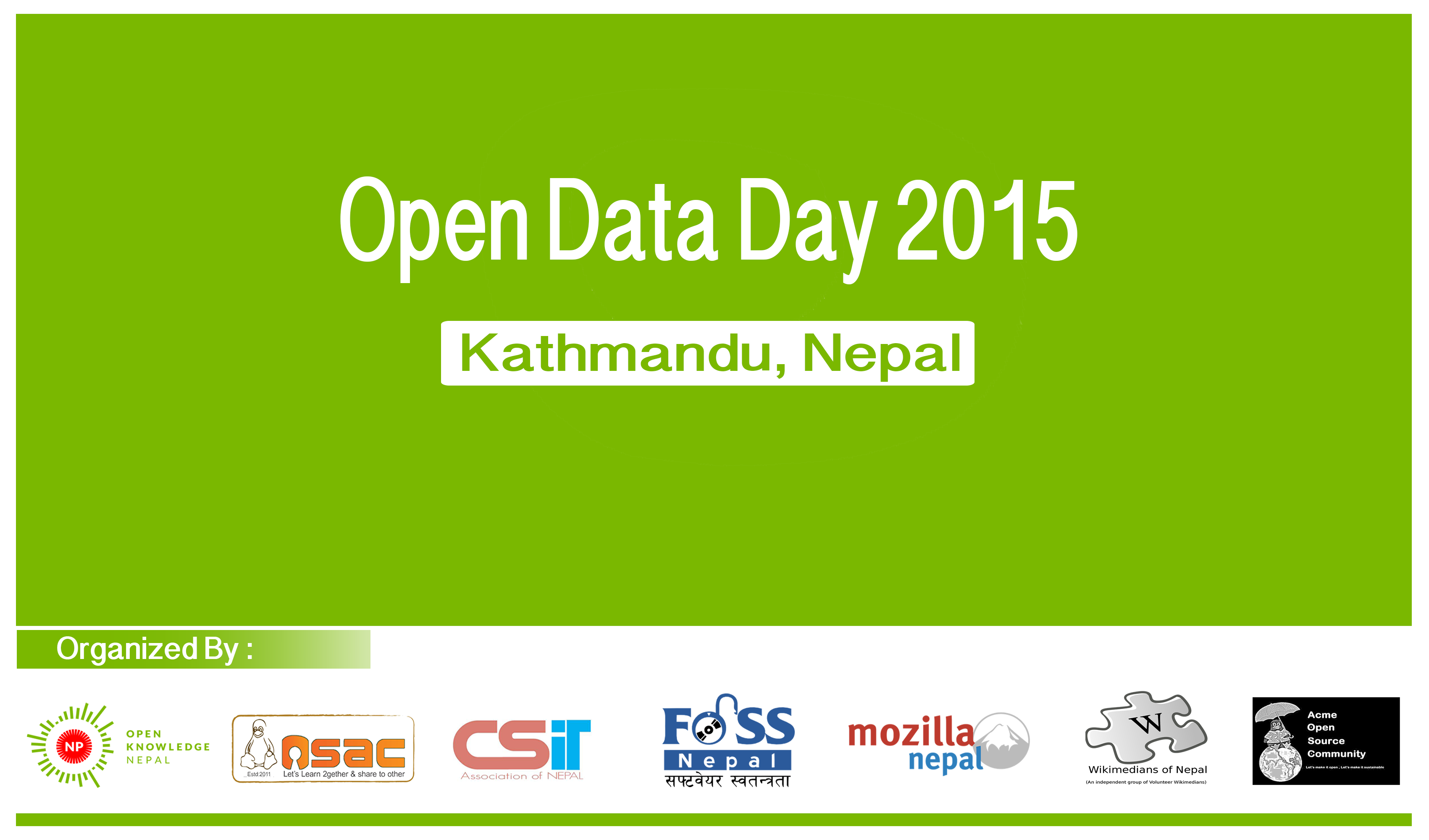 A Day with Open Data Enthusiasm: Open Data Day 2015 Kathmandu, Nepal